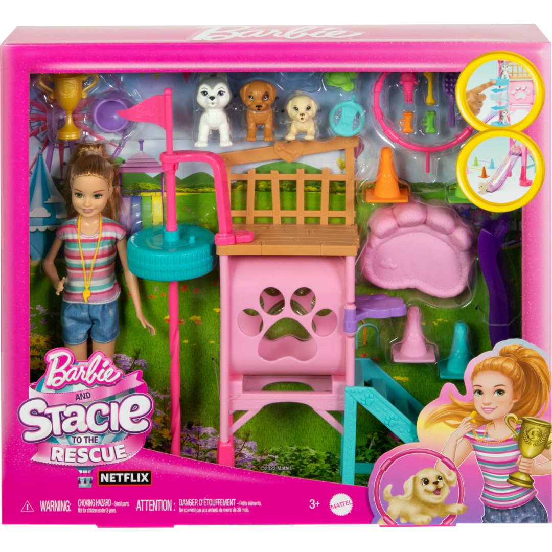 Barbie - Stacie's Puppy Playground Playset - Afterpay