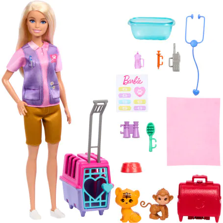 Barbie Animal Rescue Recover Playset Afterpay Available