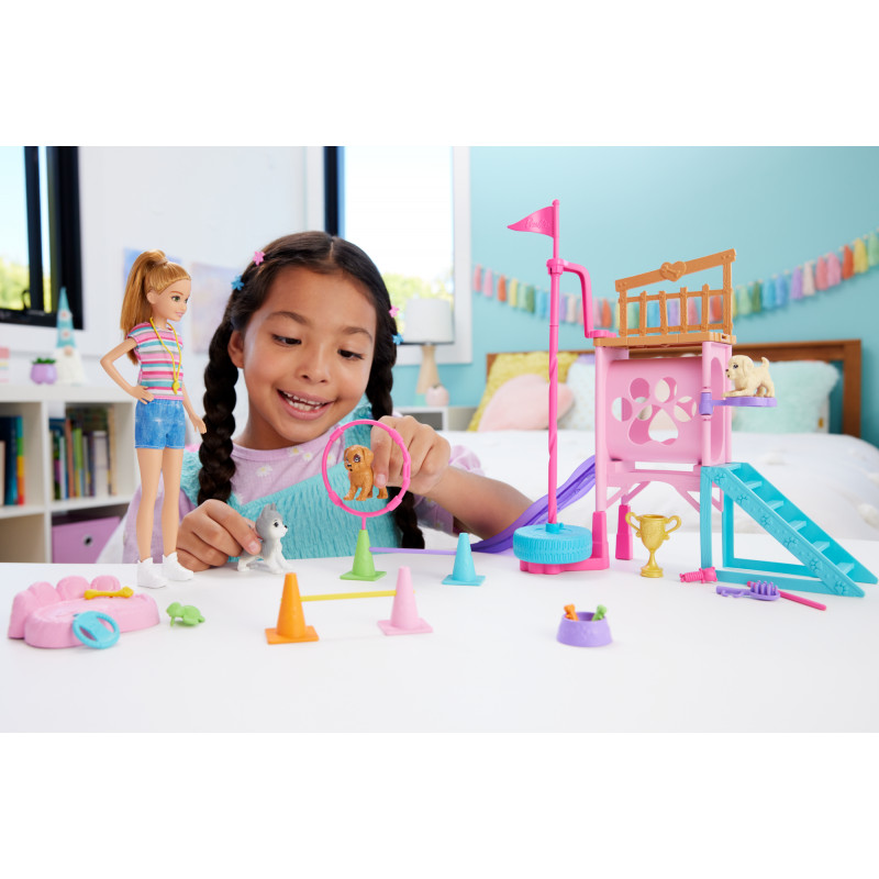 Barbie - Stacie's Puppy Playground Playset - Afterpay