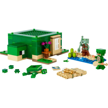 LEGO Minecraft The Turtle Beach House 21254 - Afterpay
