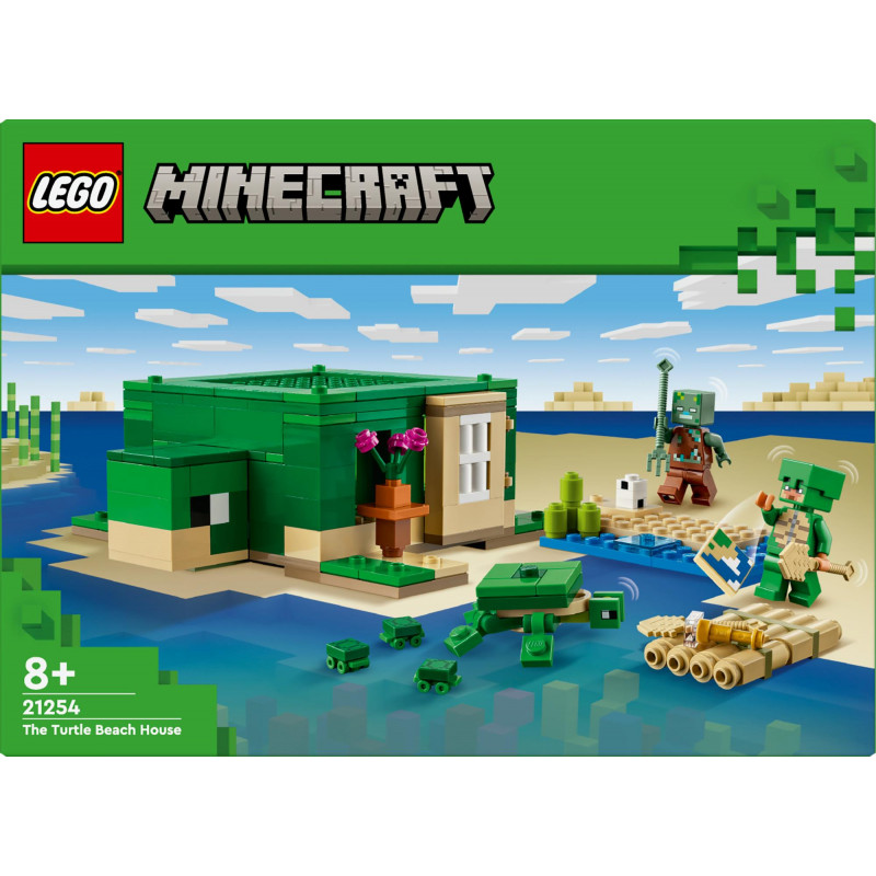 LEGO Minecraft The Turtle Beach House 21254 - Afterpay