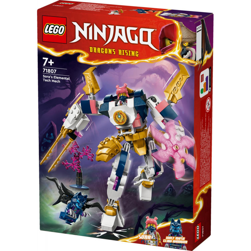 LEGO Ninjago Sora's Elemental Tech Mech 71807 - Afterpay