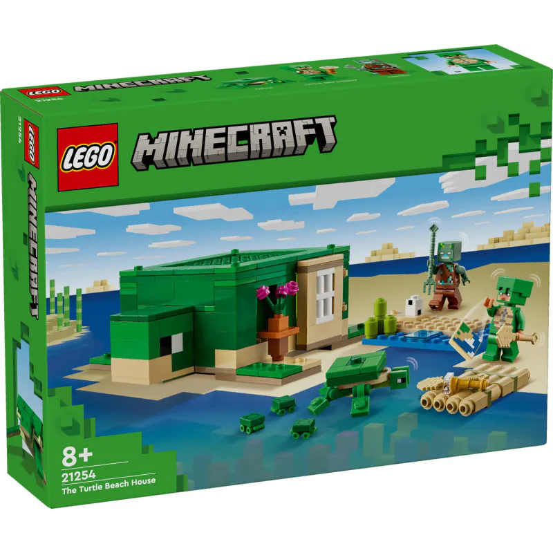 LEGO Minecraft The Turtle Beach House 21254 - Afterpay