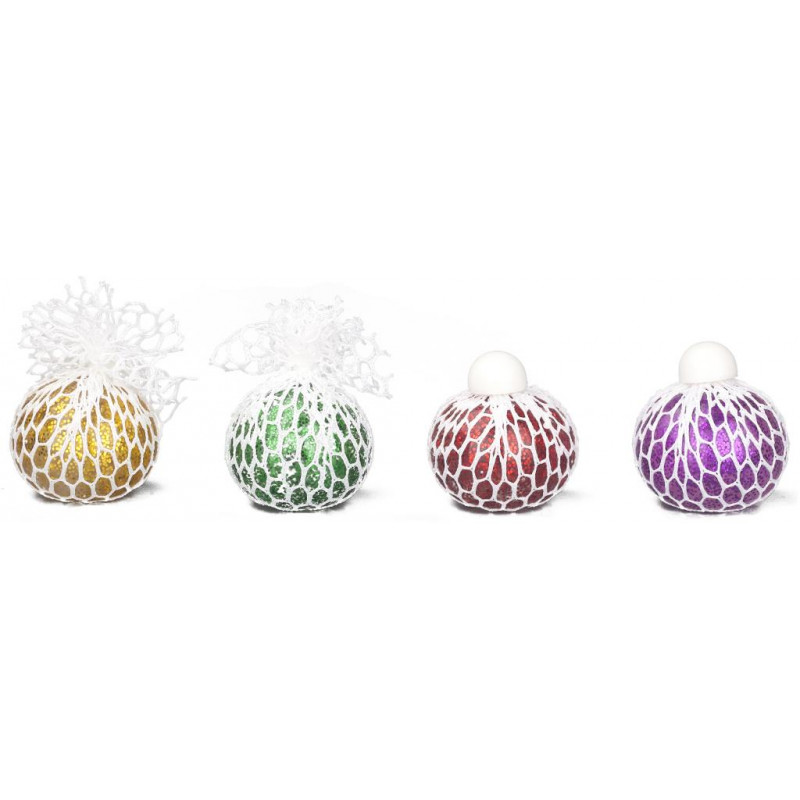 Squeeze Fidget Mesh Crystal Ball Assorted - Afterpay