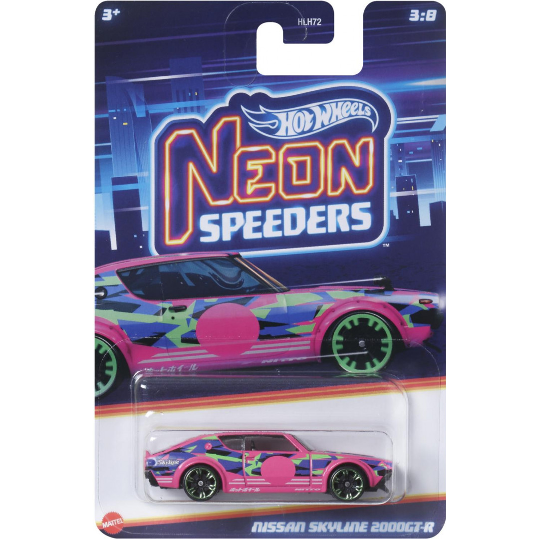 Hot Wheels Neon Speeders Assorted - Afterpay Available!