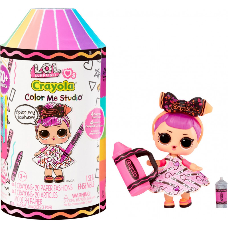 L.O.L. Surprise Loves Crayola Colour Me Studio Assorted