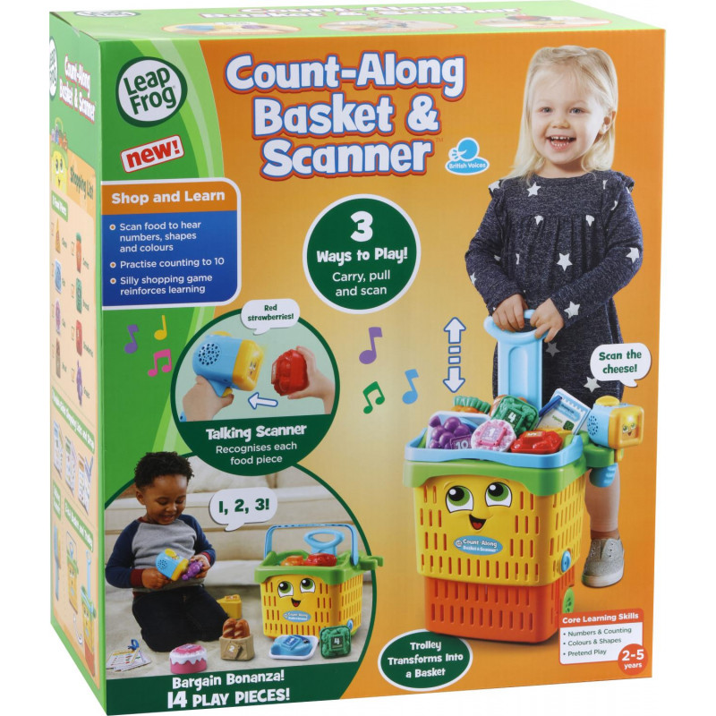 LeapFrog Count-Along Basket & Scanner - Afterpay Available!