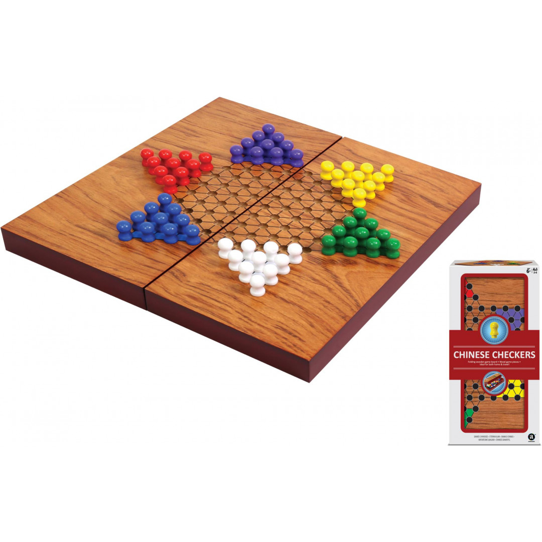 Folding Wood Chinese Checkers - Afterpay Available!