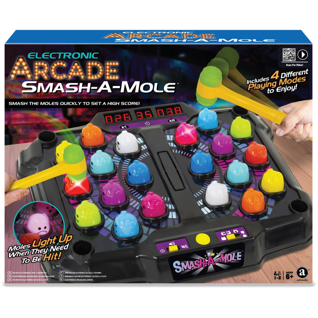 Electronic Arcade Smash-A-Mole - Afterpay Available!