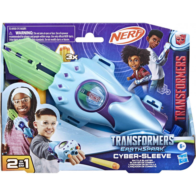 Nerf Transformers Earthspark Cybersleeve Battle Blaster