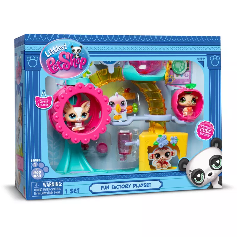 Littlest Pet Shop- Fun Factory Playground Playset