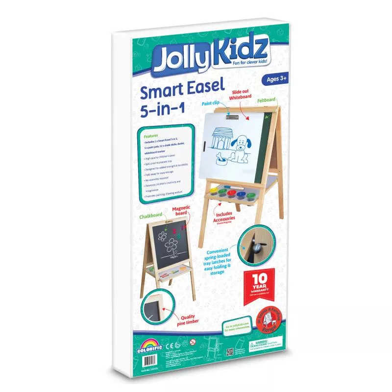 Jolly Kidz Smart Easel - 5 in 1 - Afterpay Available!
