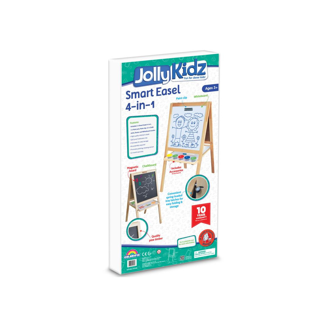 CLEARANCE Jolly Kidz Smart Easel - 4 in 1 (No In Store