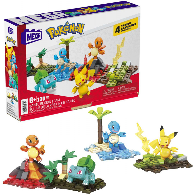 Mega Pokemon - Kanto Region Team Set - Afterpay Available!