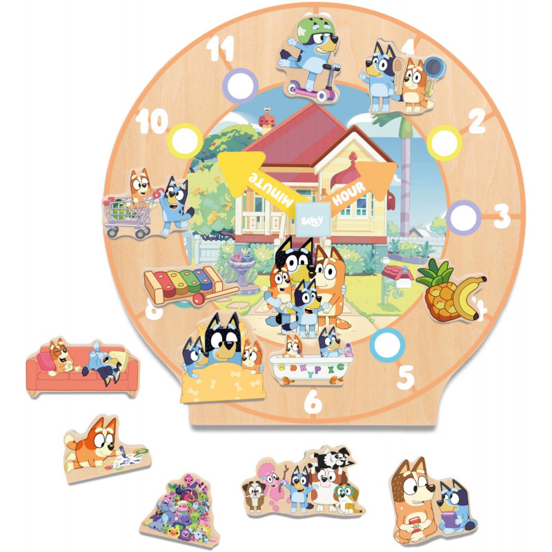 Bluey Wooden Routine Clock - Afterpay Available!
