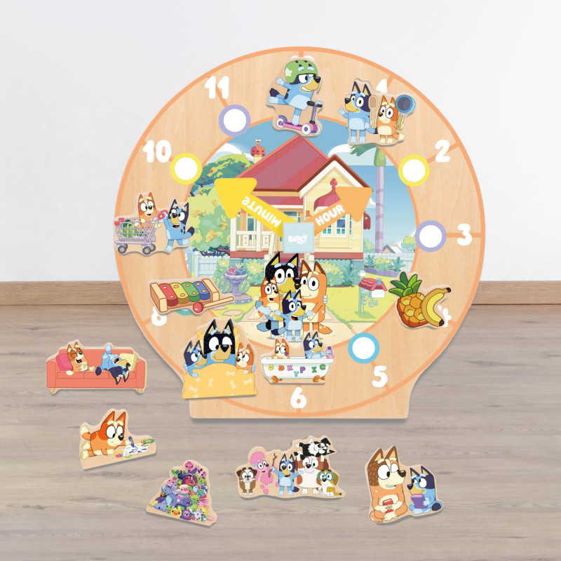 Bluey Wooden Routine Clock - Afterpay Available!