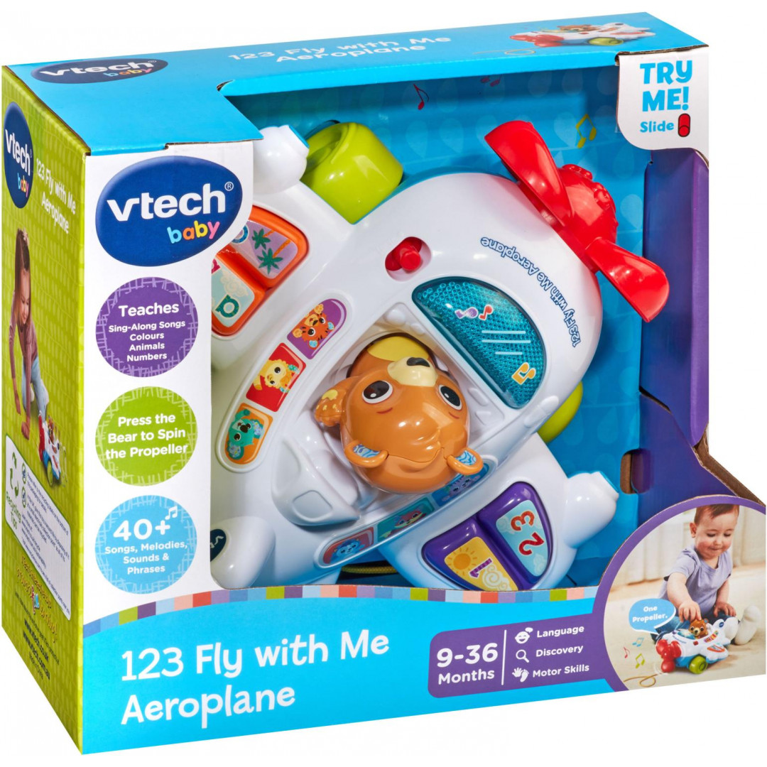 Vtech 123 Fly With Me Aeroplane - Afterpay Available!