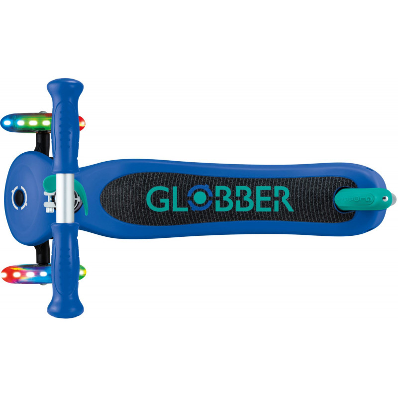 Globber Primo V2 Scooter With Lights And Griptape - Navy