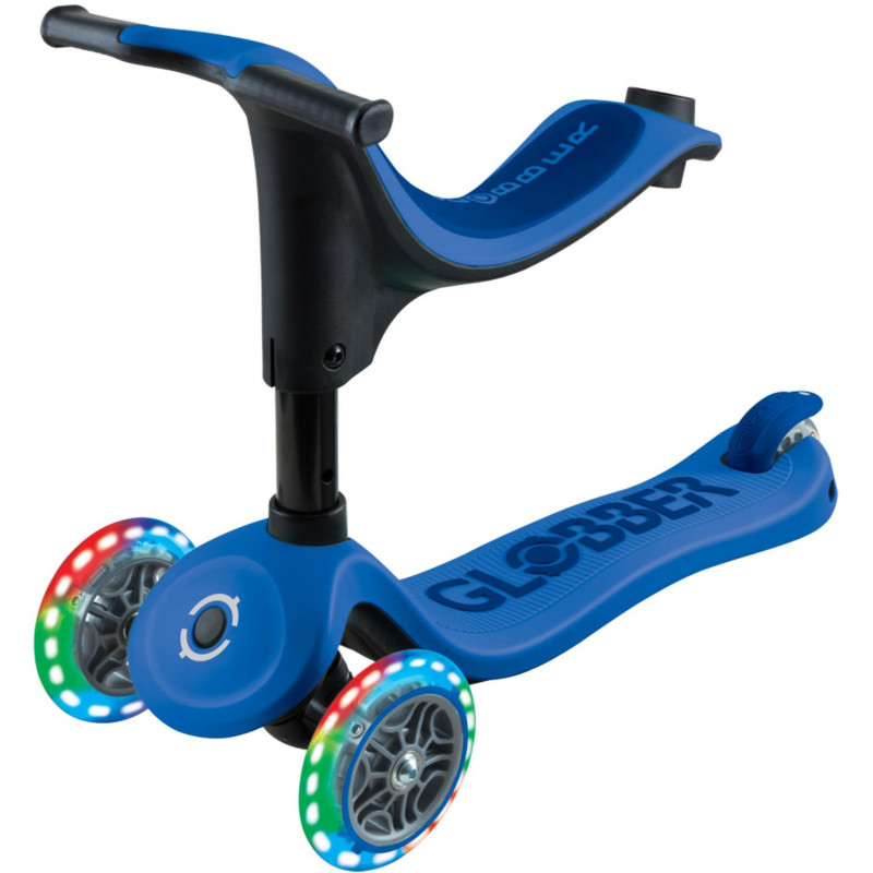 Globber Go Up Sporty Lights V2 - Navy Blue/ Dark Navy Blue