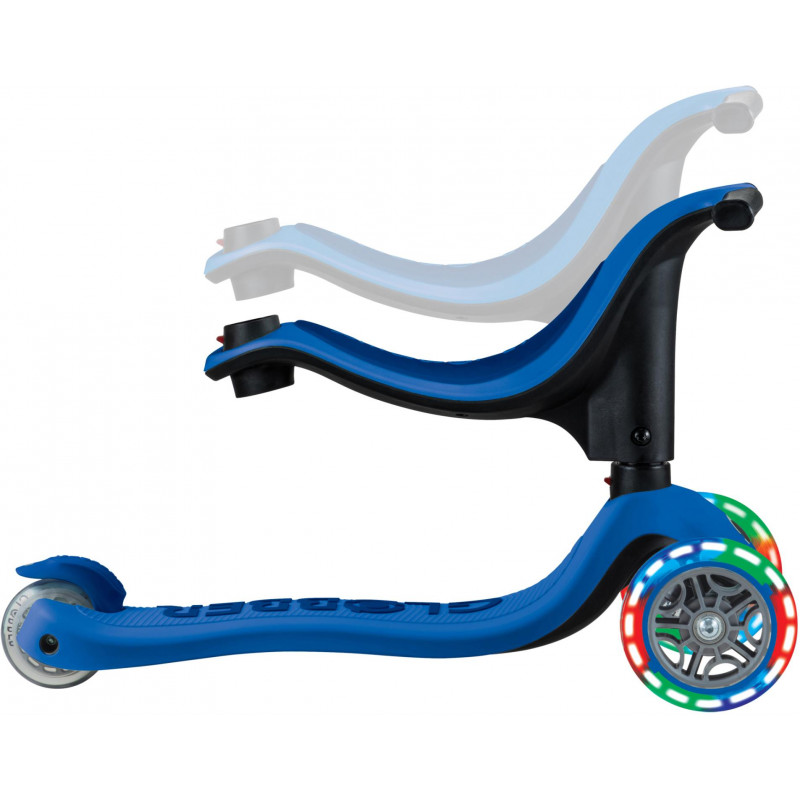 Globber Go Up Sporty Lights V2 - Navy Blue/ Dark Navy Blue