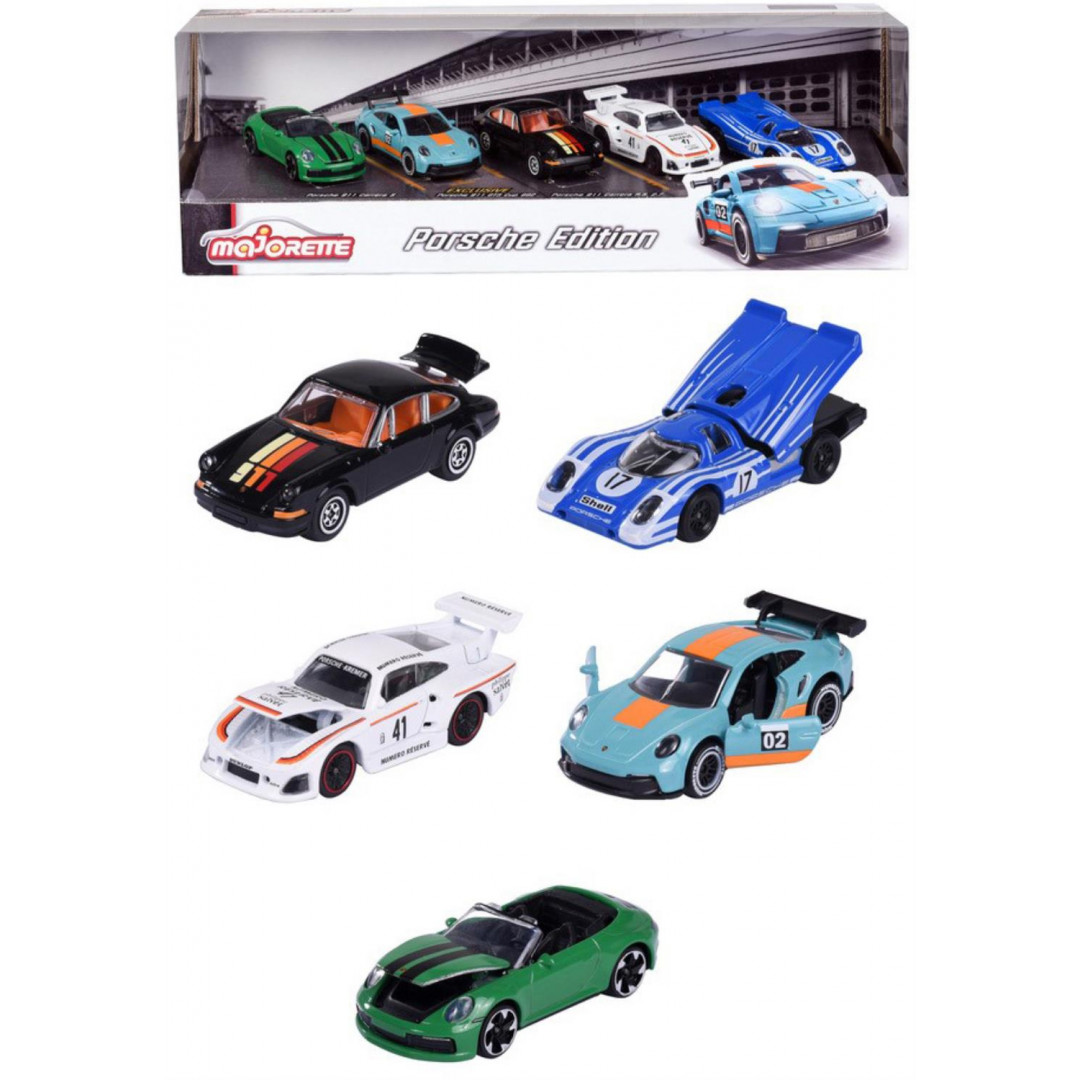 Majorette Porsche Motorsport 5Pce Gift Pack - Afterpay
