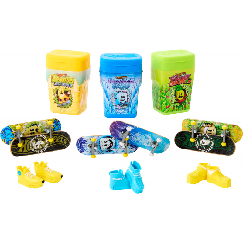 Hot Wheels Skate Gum Container 2-Pack Assorted - Afterpay