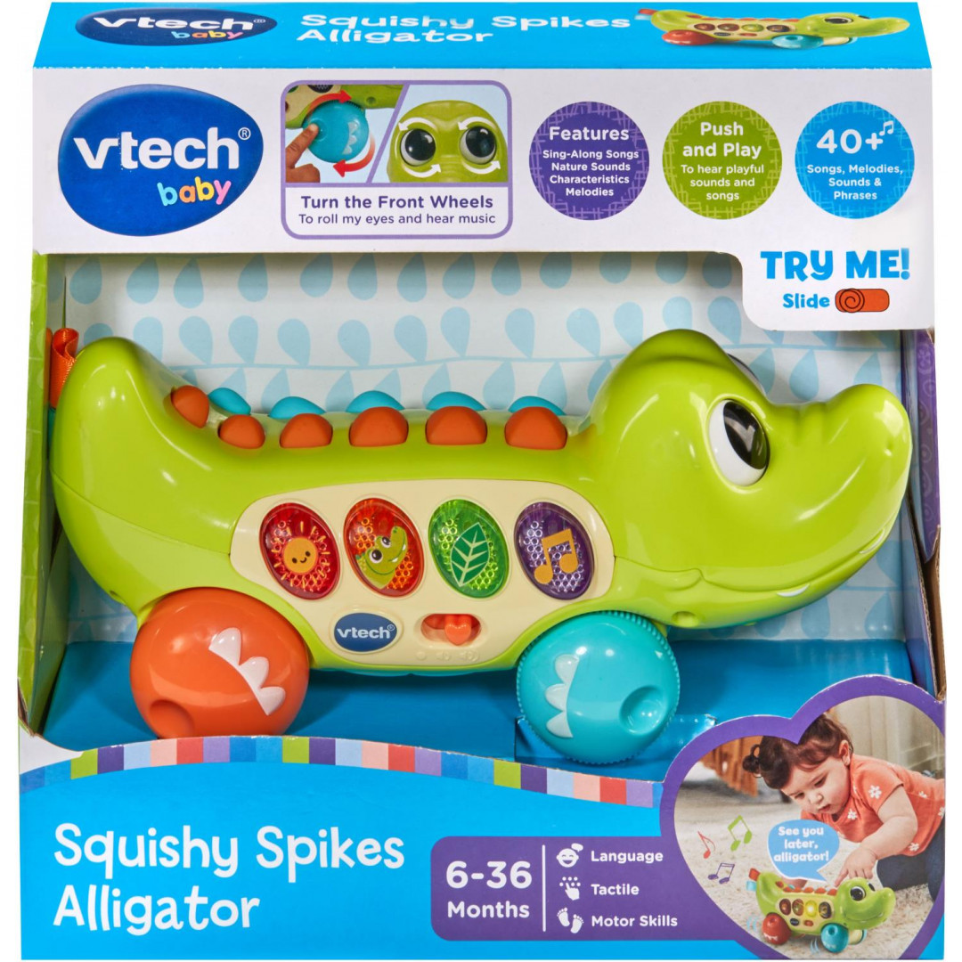 VTech Squishy Spikes Alligator - Afterpay Available!
