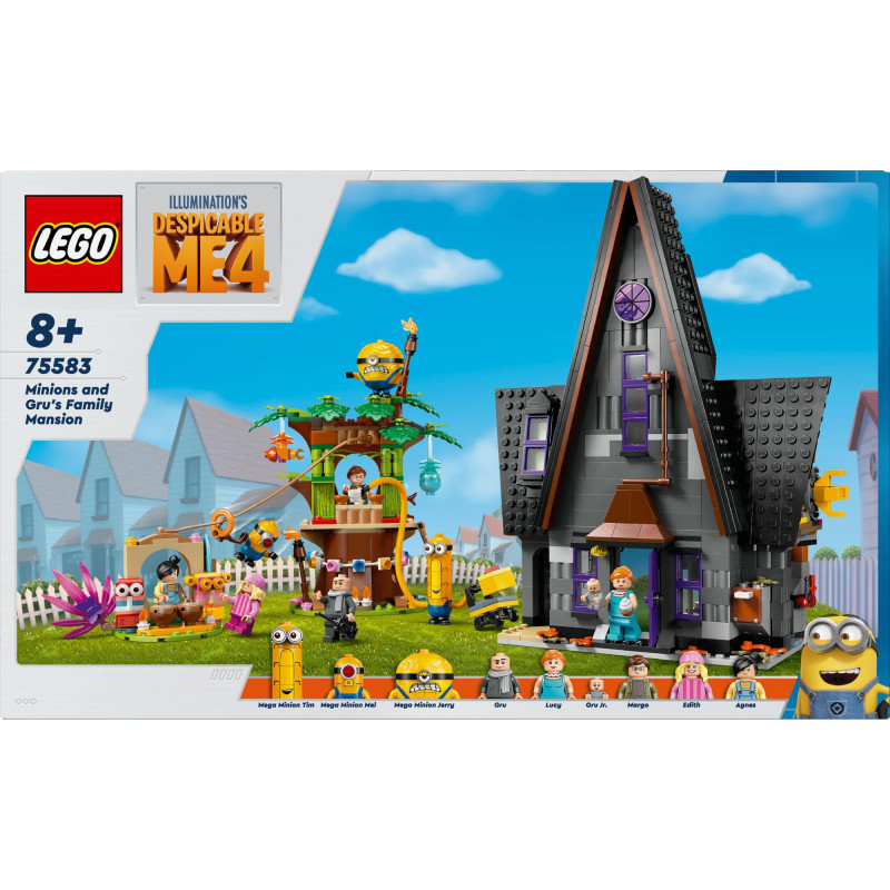 LEGO Despicable Me Minions and Gru's Family Mansion 75583