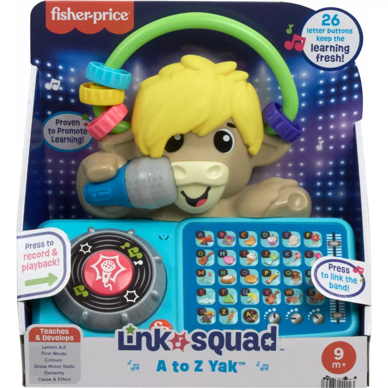 Fisher Price Link Squad A To Z Yak - Afterpay Available!