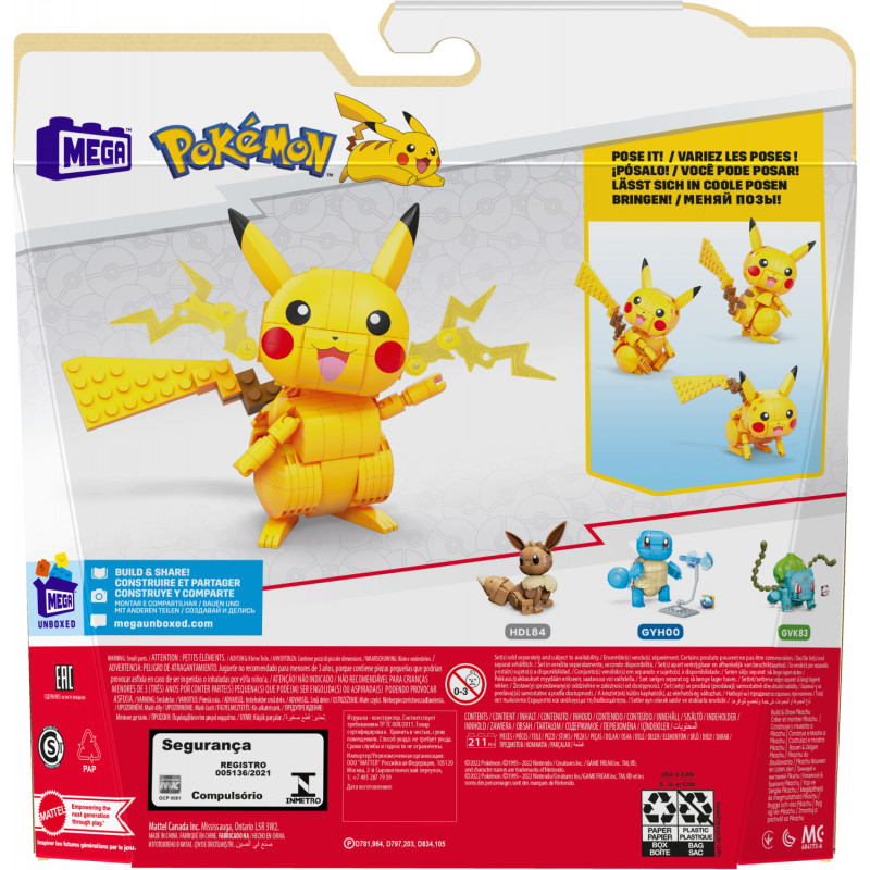 Pokémon - Build & Show Pikachu - Afterpay Available!