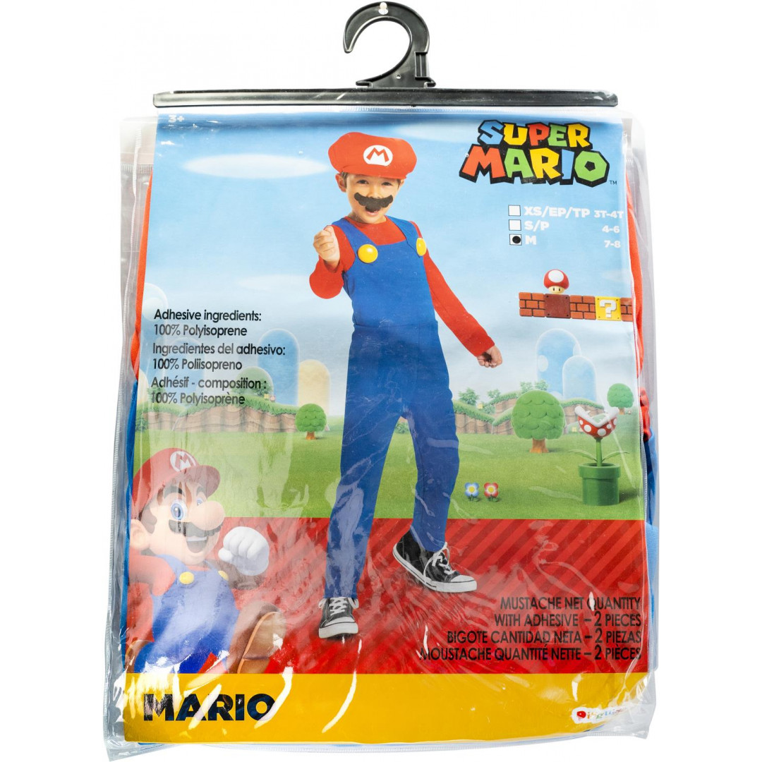 Nintendo Mario Fancy Dress Costume 4-6 - Afterpay Available!