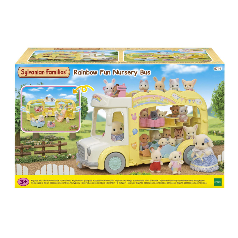 Sylvanian Families - Rainbow Fun Nursery Bus - Afterpay