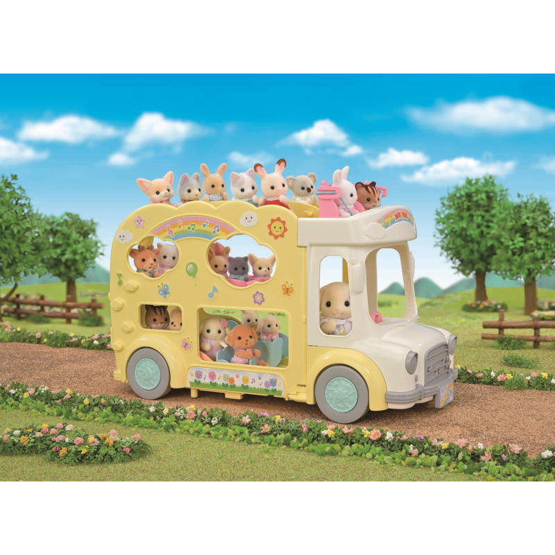 Sylvanian Families - Rainbow Fun Nursery Bus - Afterpay