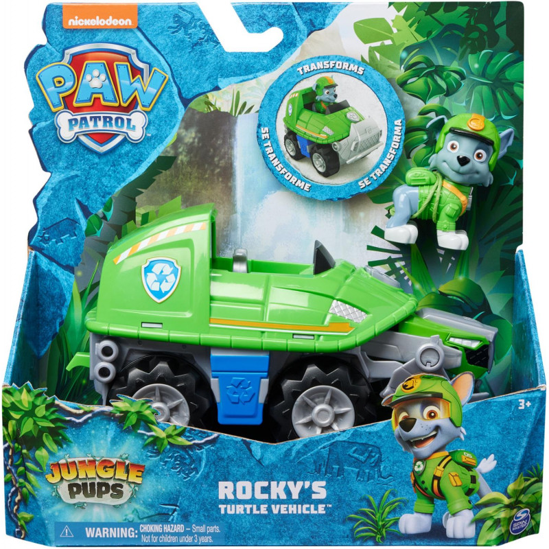 Paw Patrol Jungle Themed Vehicle - Rocky - Afterpay