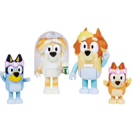Bluey S10 Figure 4Pk Special Set - Afterpay Available!