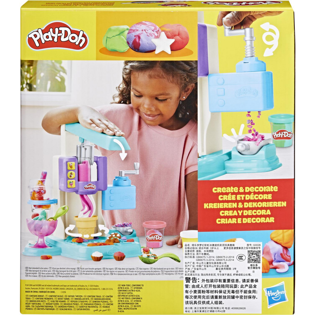 Play Doh Rainbow Swirl Ice Cream Playset - Afterpay