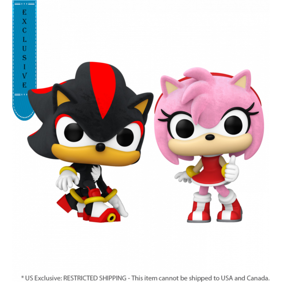 Sonic - Shadow & Amy Rose Fl Pop! 2Pk - Afterpay Available!