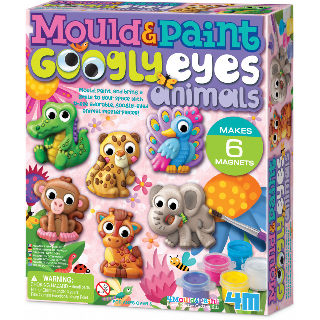 4M - Mould & Paint - Googly Eyes Animals - Afterpay
