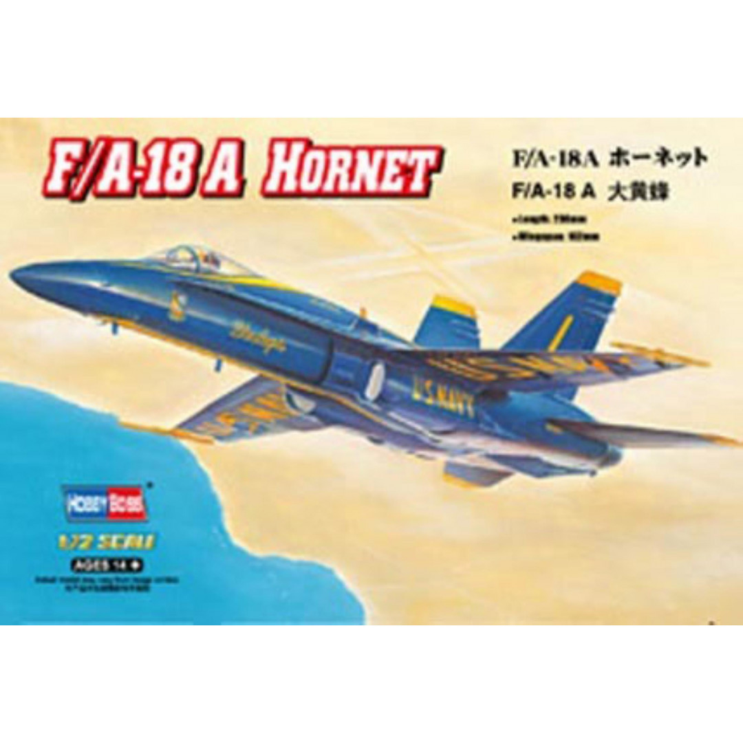 Hobbyboss 1/72 F/A-18A Hornet Plastic Model Kit [80268]
