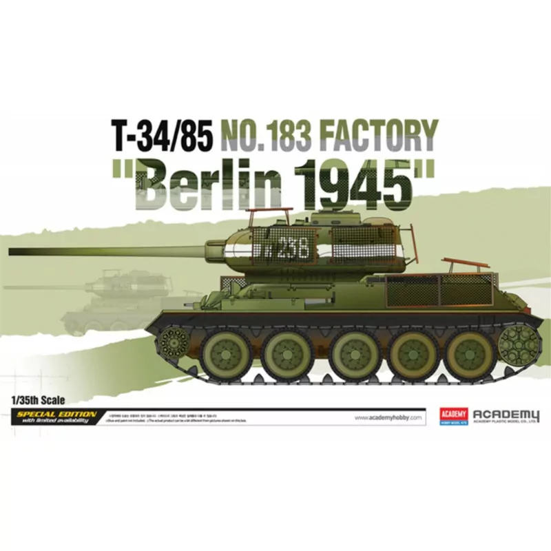 Academy 1/35 Soviet Medium Tank T-34-85 "Ural Tank Factory