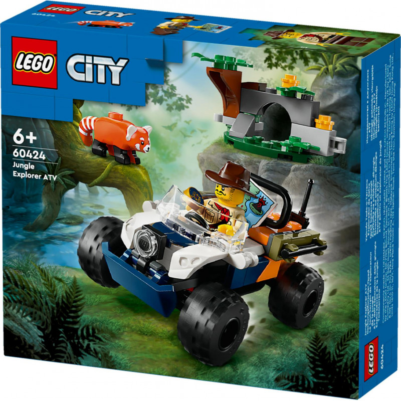 LEGO City Jungle Explorer ATV Red Panda Mission 60424