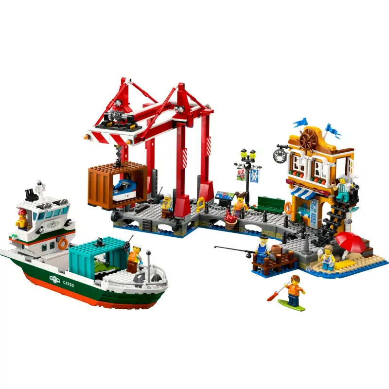 LEGO City Seaside Harbour with Cargo Ship 60422 - Afterpay
