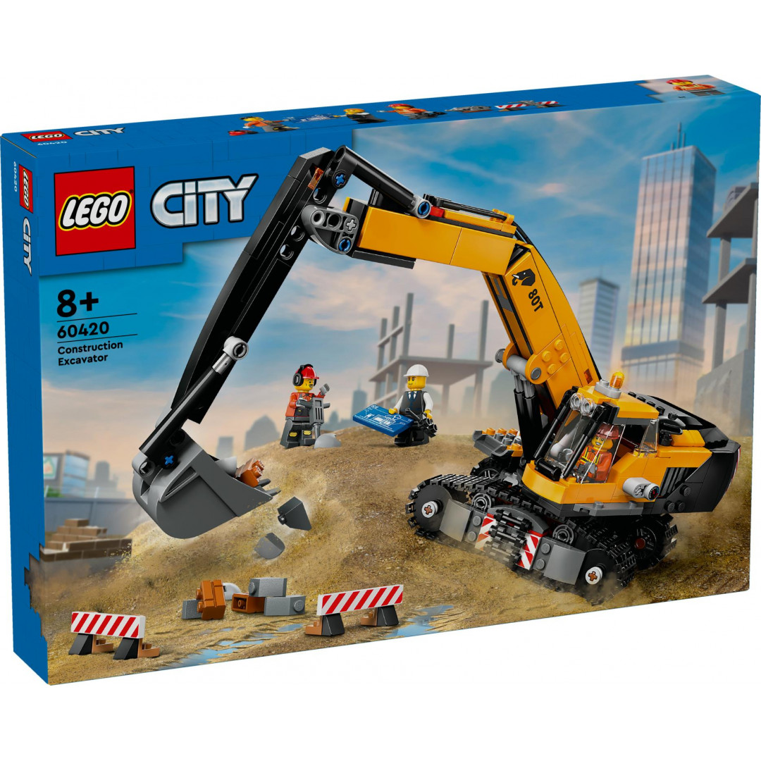 LEGO City Yellow Construction Excavator 60420 - Afterpay