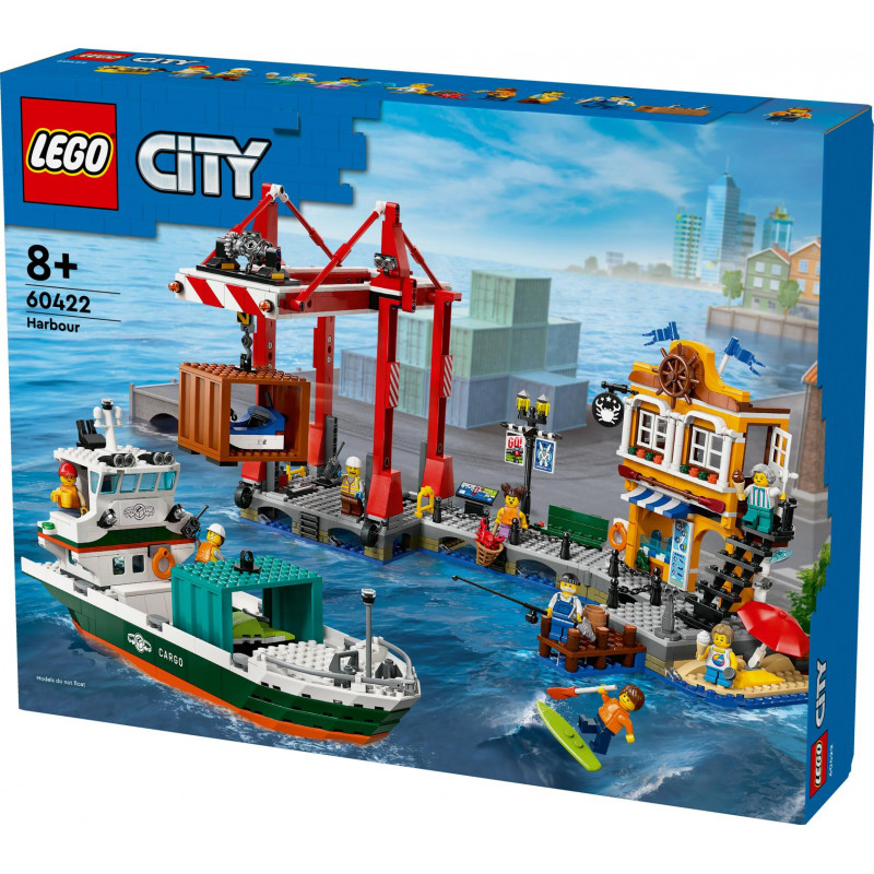 LEGO City Seaside Harbour with Cargo Ship 60422 - Afterpay