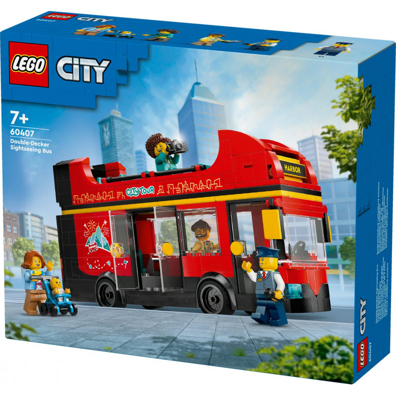 LEGO City Red Double-Decker Sightseeing Bus 60407