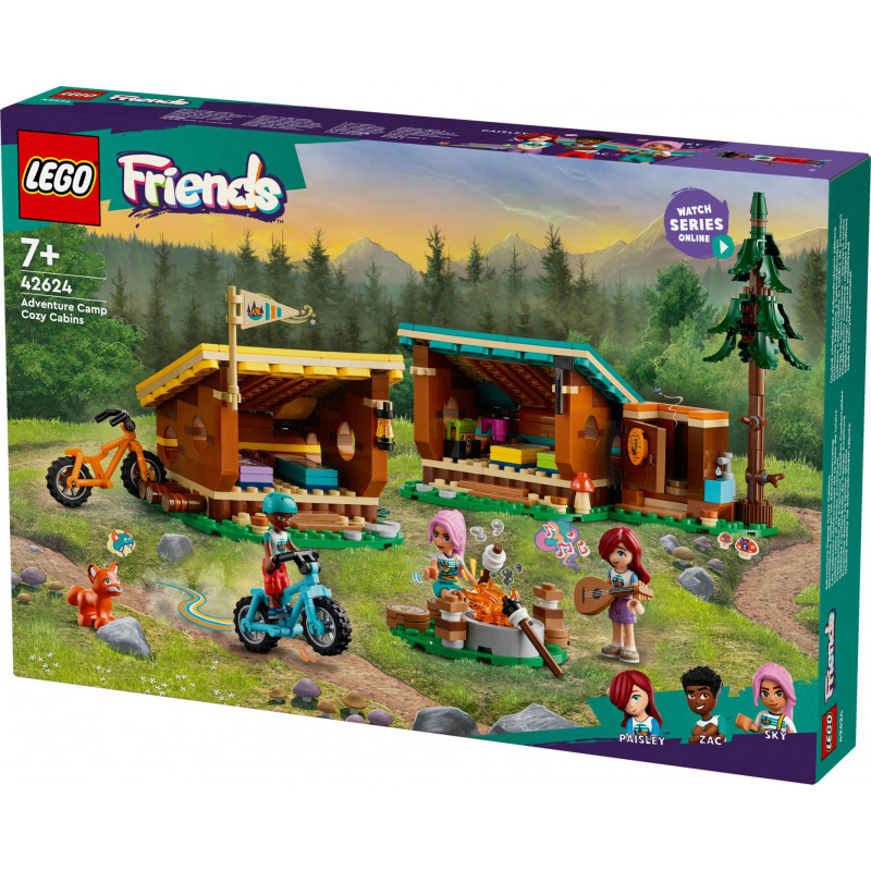 LEGO Friends Adventure Camp Cosy Cabins 42624 - Afterpay