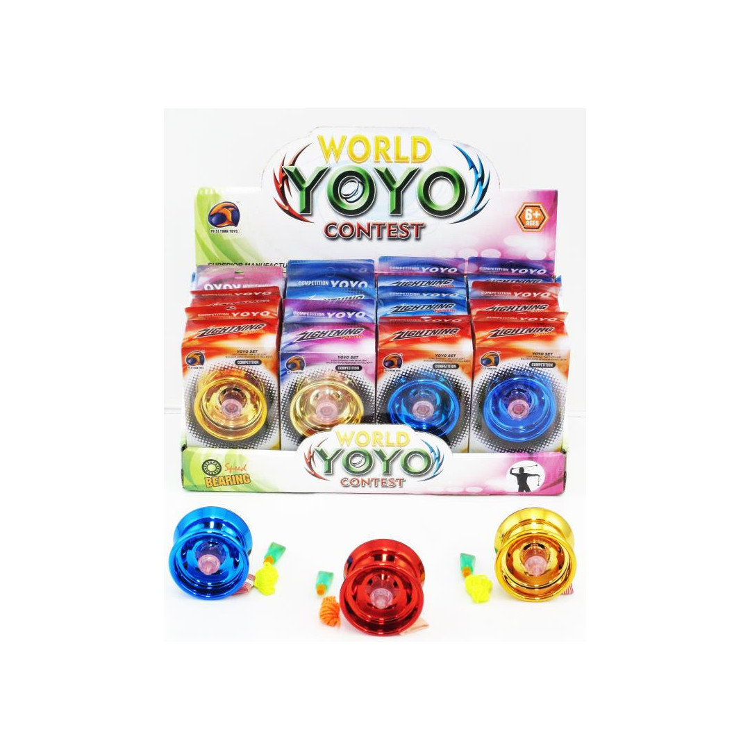 Lightning Storm Alloy Yoyo - Ball Bearing Race- Assorted