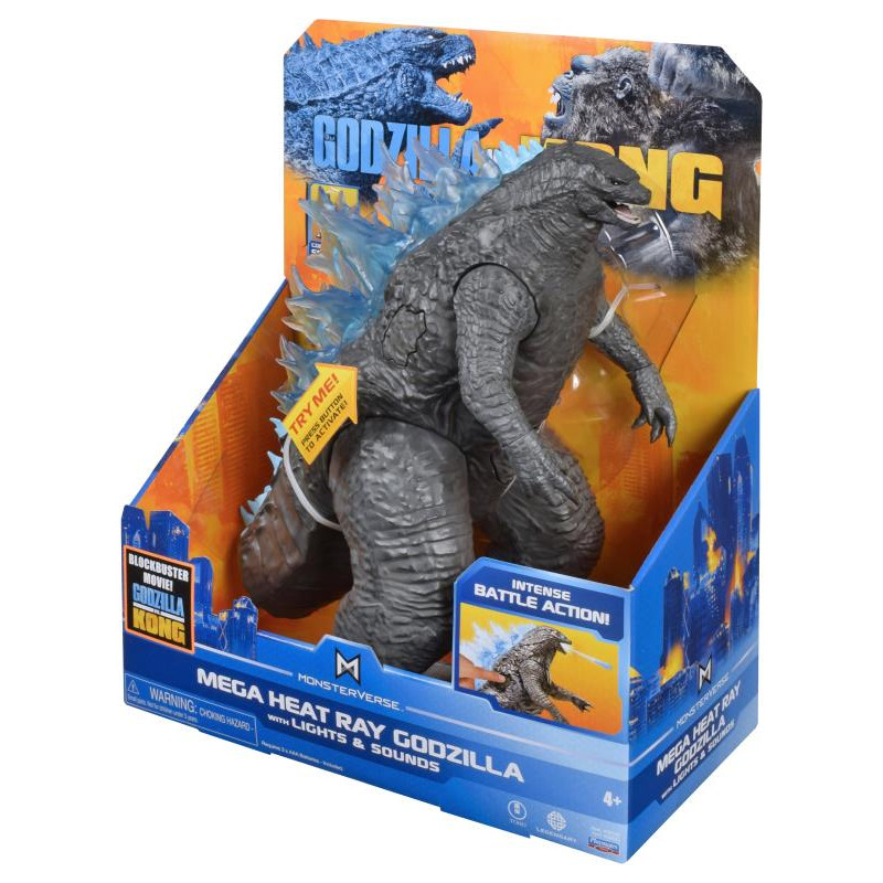 Monsterverse 13" Mega Godzilla & Kong W/L & S Asst