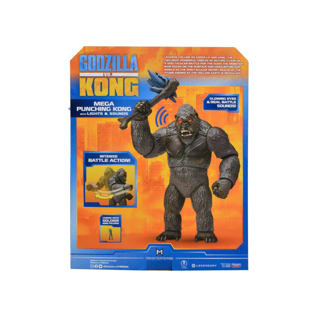 Monsterverse 13" Mega Godzilla & Kong With L & S Asst
