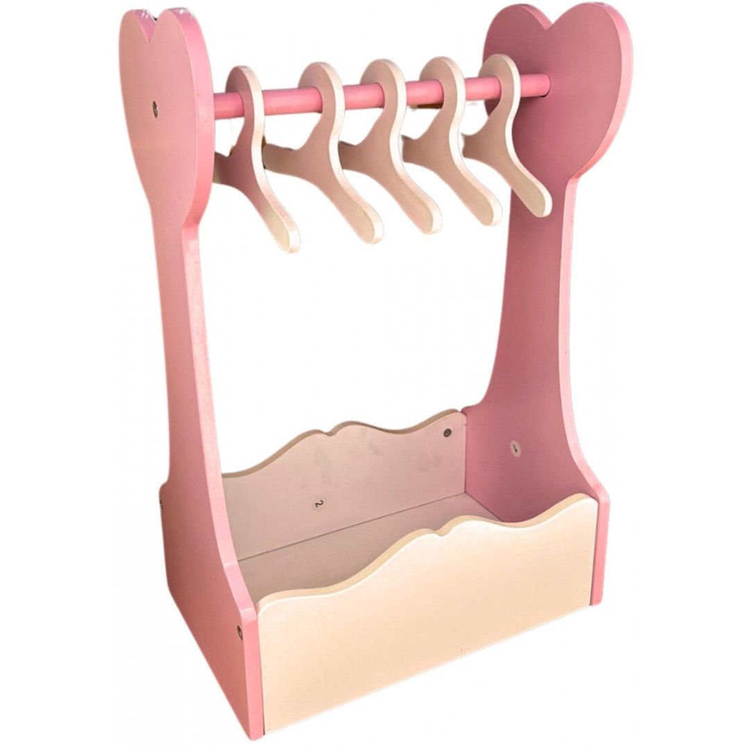 Sally Fay Wooden Dolls Clothes Hanger - Includes 4 Hangers